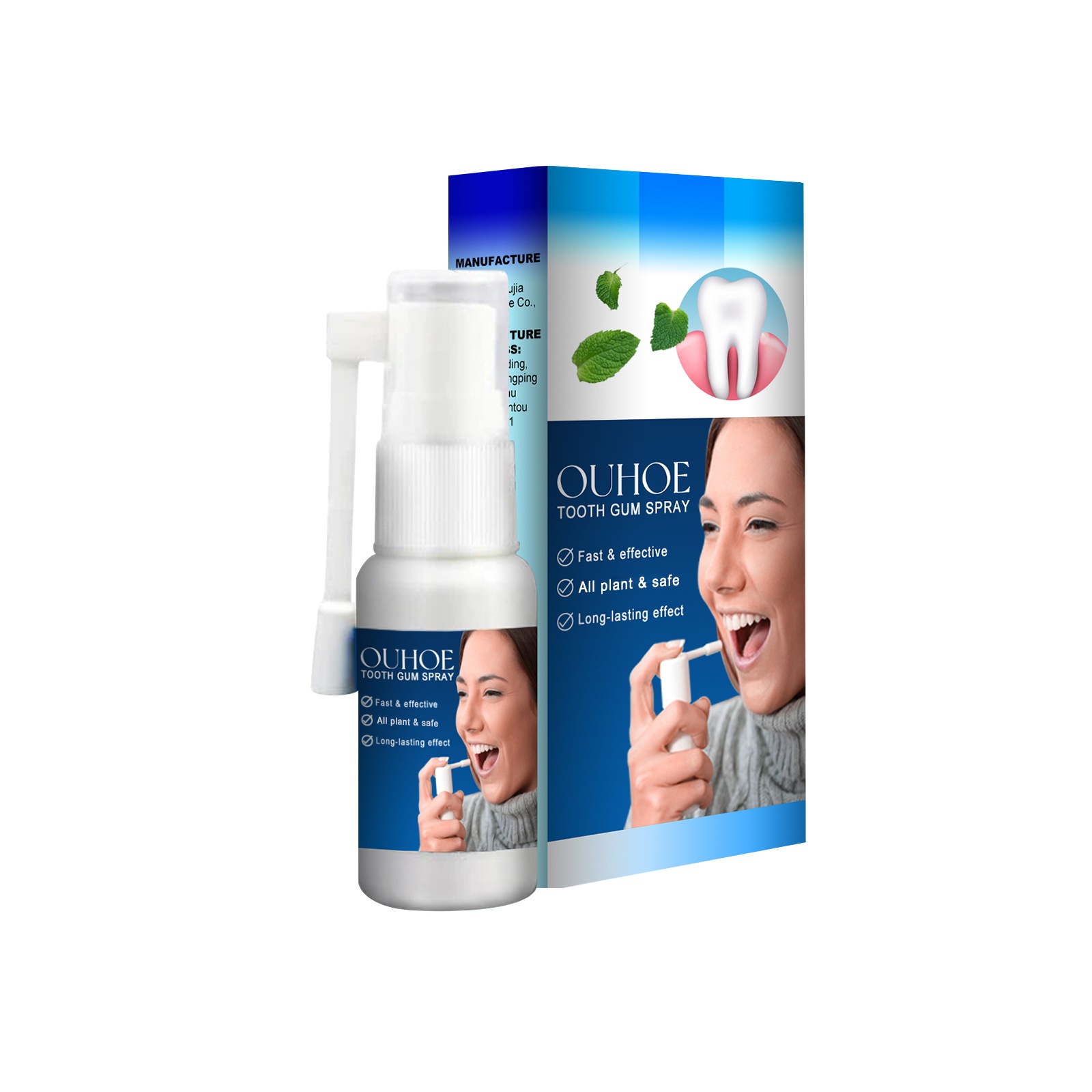 Buy OUHOE Dental Repair Spray, Care For Gums Relieve Gum Fire And ...