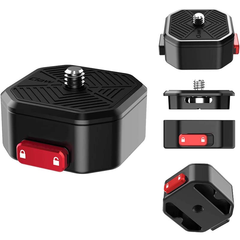 Buy Quick Release Plate Tripod QR Camera Mount Adapter Quick Setup Kit - MyDeal Australia