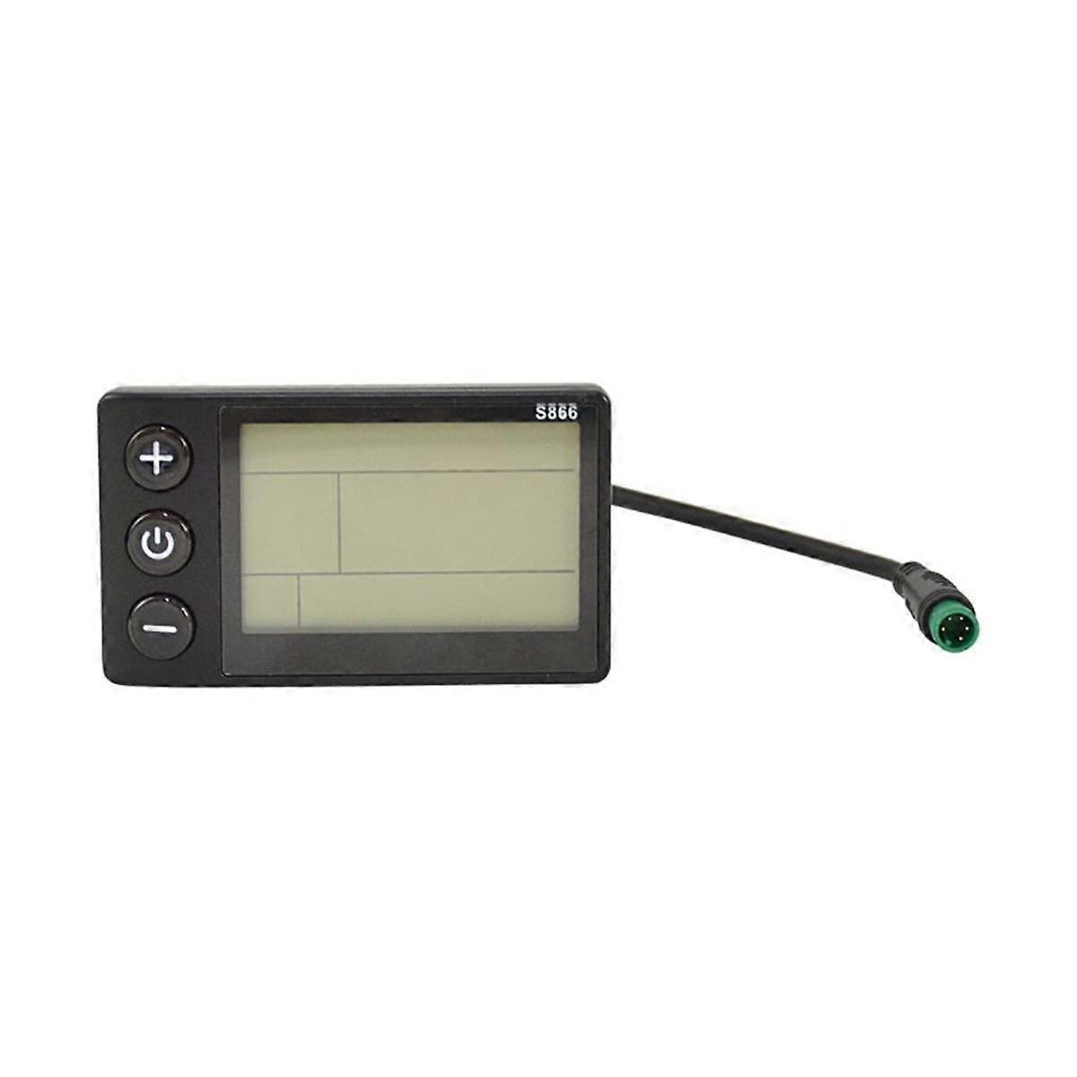 Buy S866 Electric Bike LCD Display E-Bike Electric Scooter Display ...