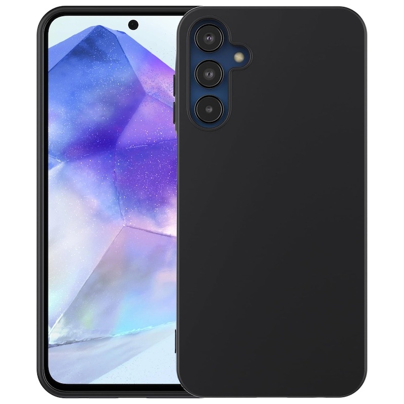 Buy Samsung Galaxy A35 5G Slim Black Premium TPU Gel Back Case by MEZON ...