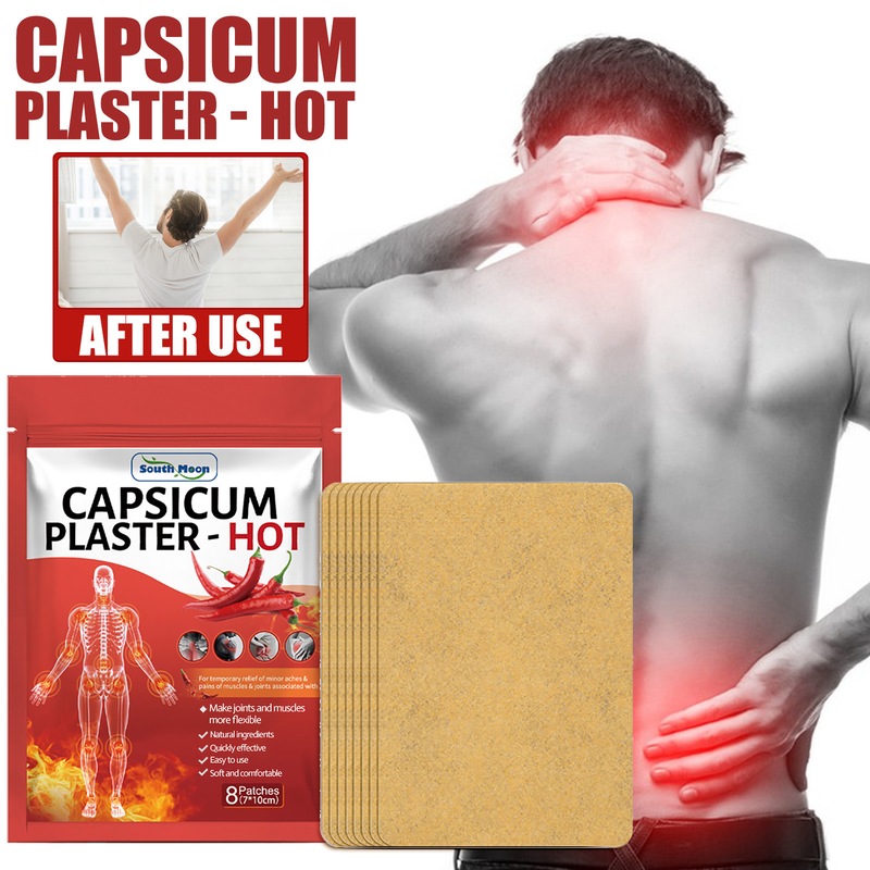Buy South Moon Capsicum Plaster-hot, Relieve Lumbar Cervical Vertebrae ...
