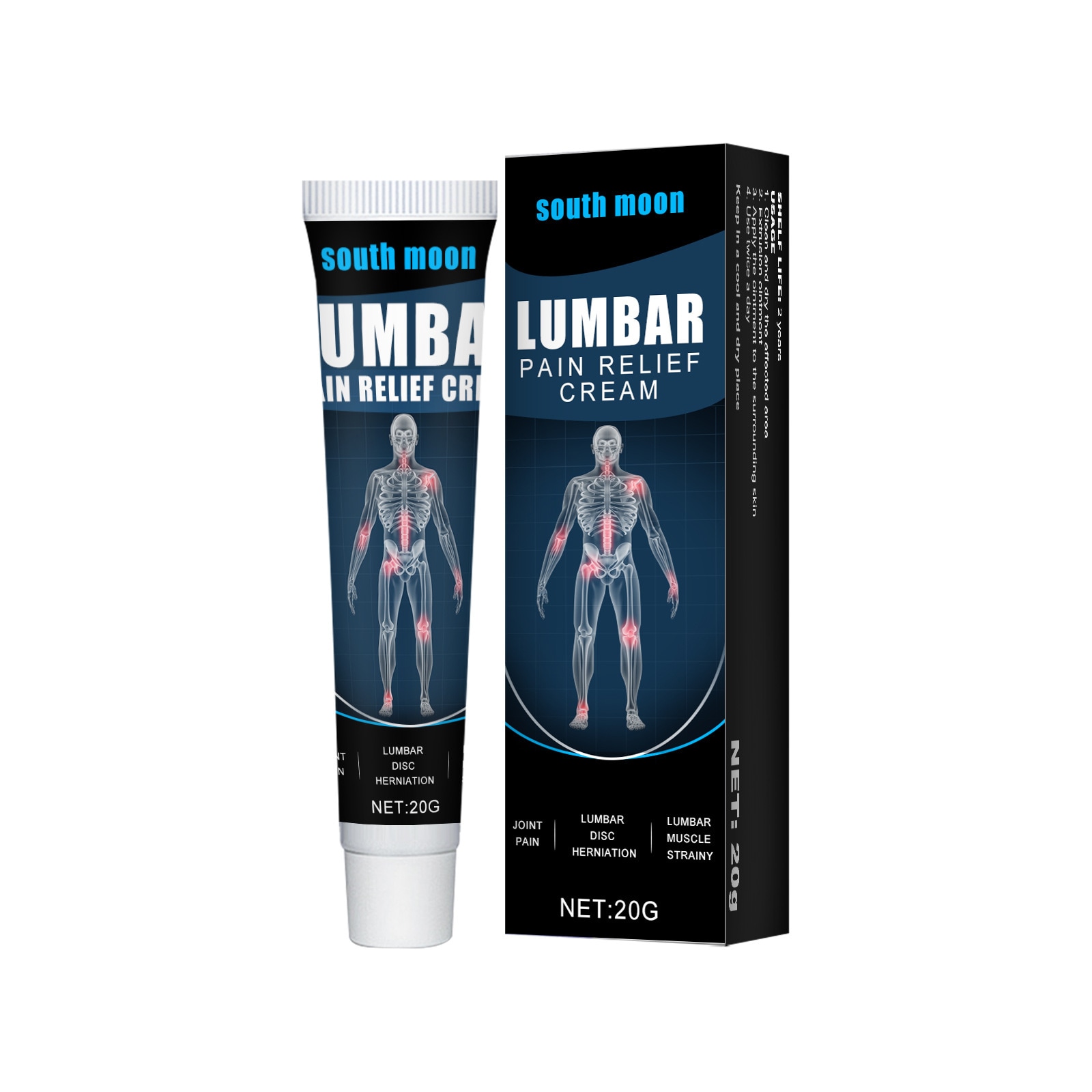 Buy South moon Lumbar Pain Relief Cream, Body Vertebra And Knee Tonic ...