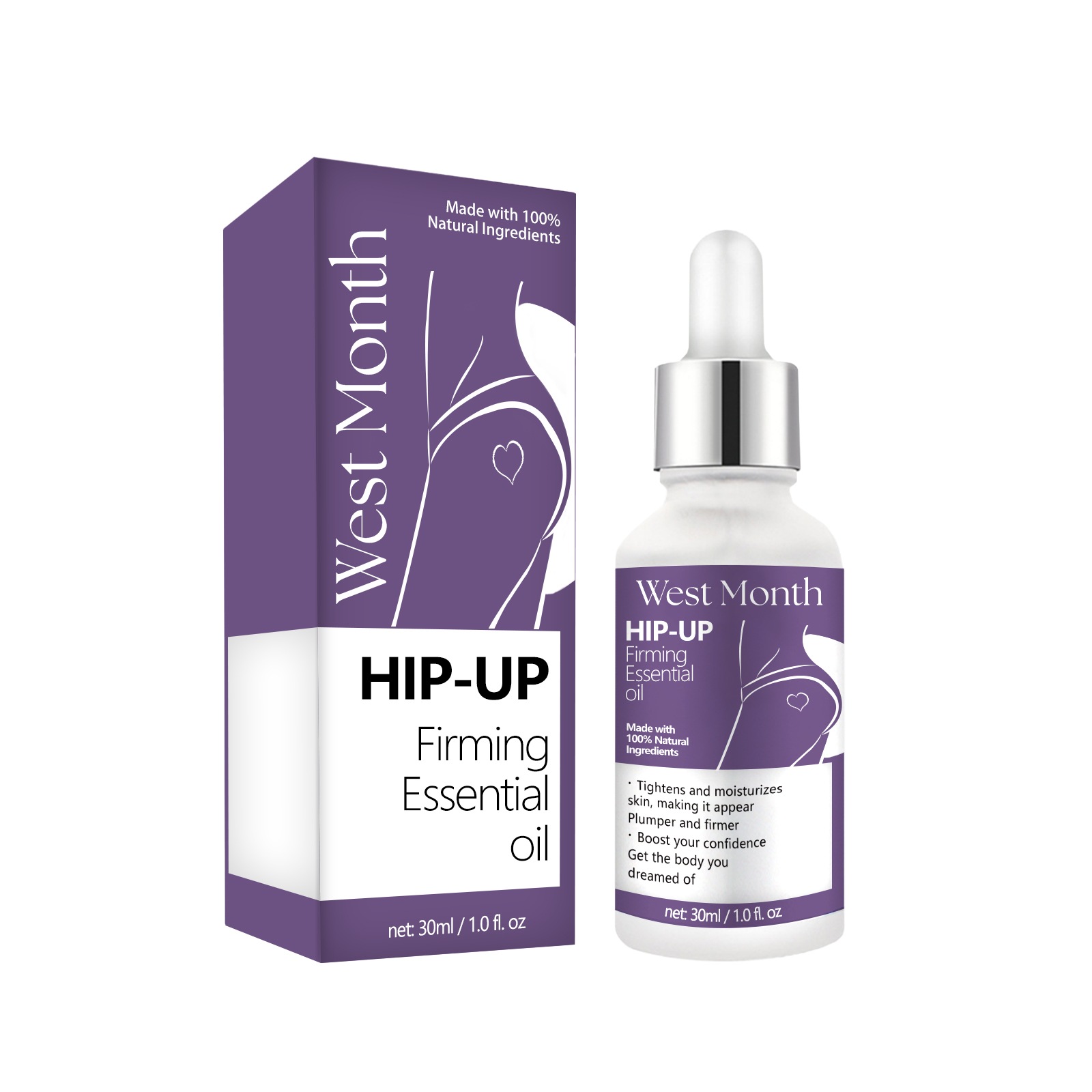 Buy West&Month Butt Lift Essential Oil, Lift The Hips To Highlight The ...