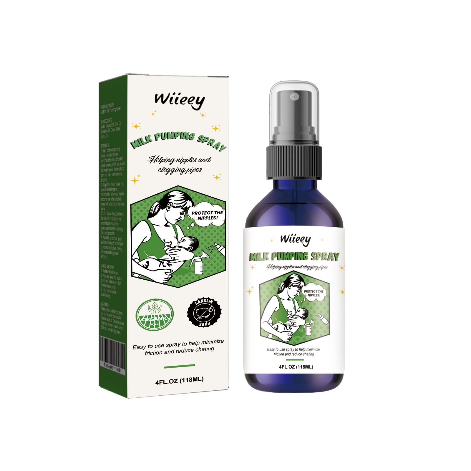 Buy Wiieey Breast Spray Relieves Nursing Discomfort Repair Moisturizes ...