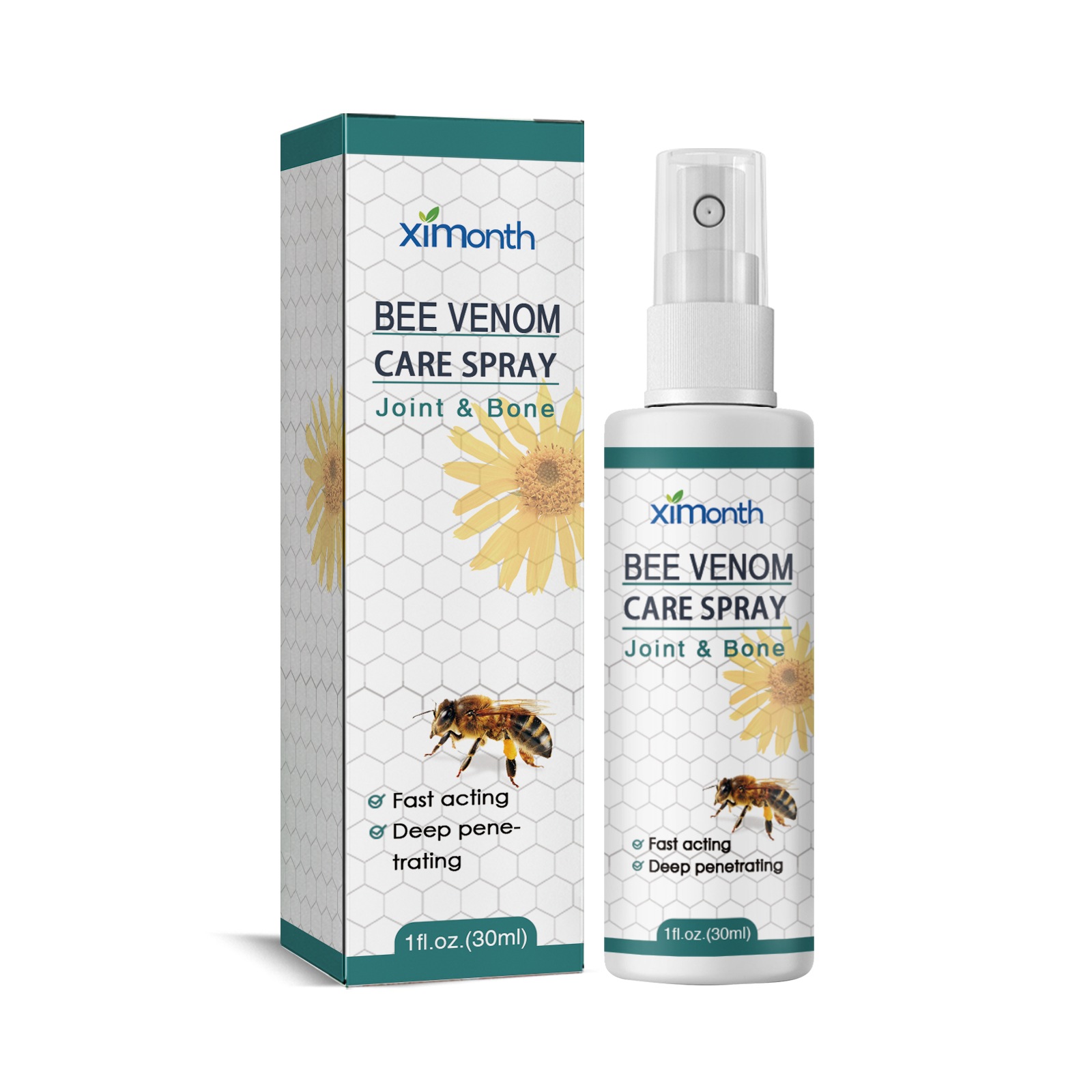 Buy Ximonth Bee Venom Joint Spray, Relieves Hands Legs Bones Knees ...