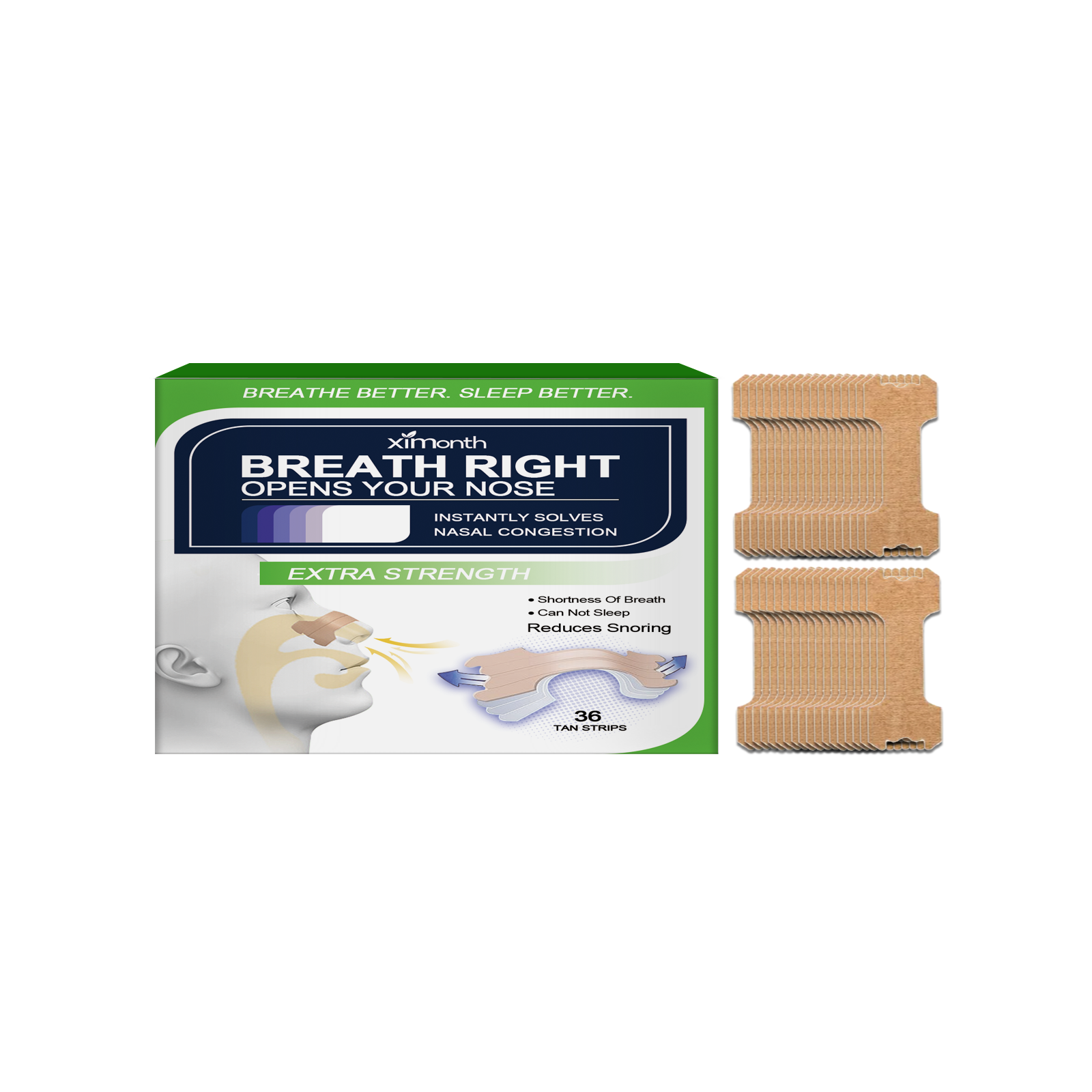 Buy Ximonth Care Nasal Patch Gently Cleanses Nasal Passages And ...