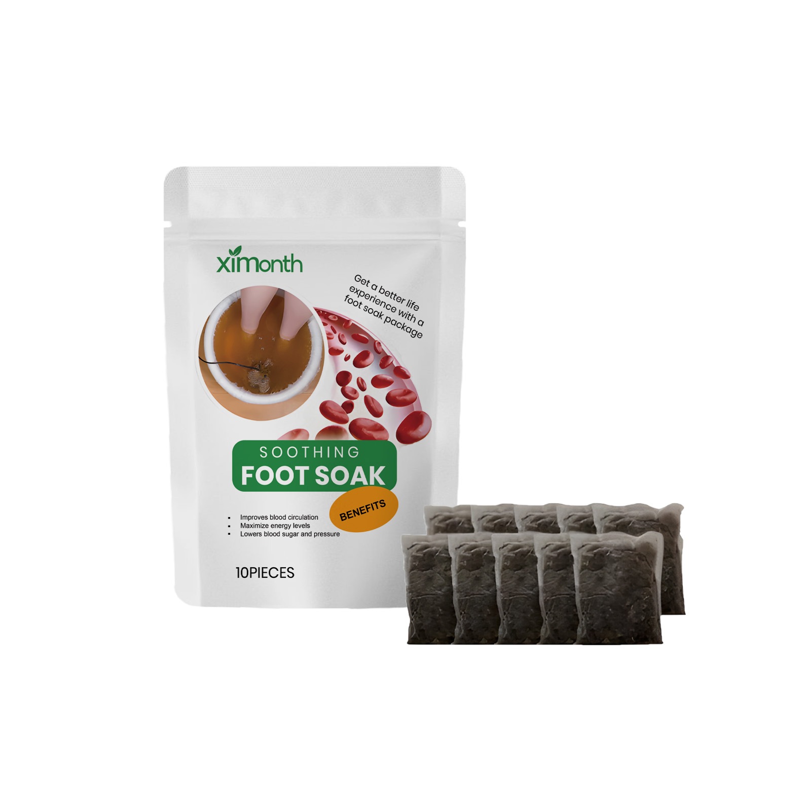 Buy Ximonth Foot Bath Kit Soothing Leg Treatment Foot Bath Kit Ginger ...