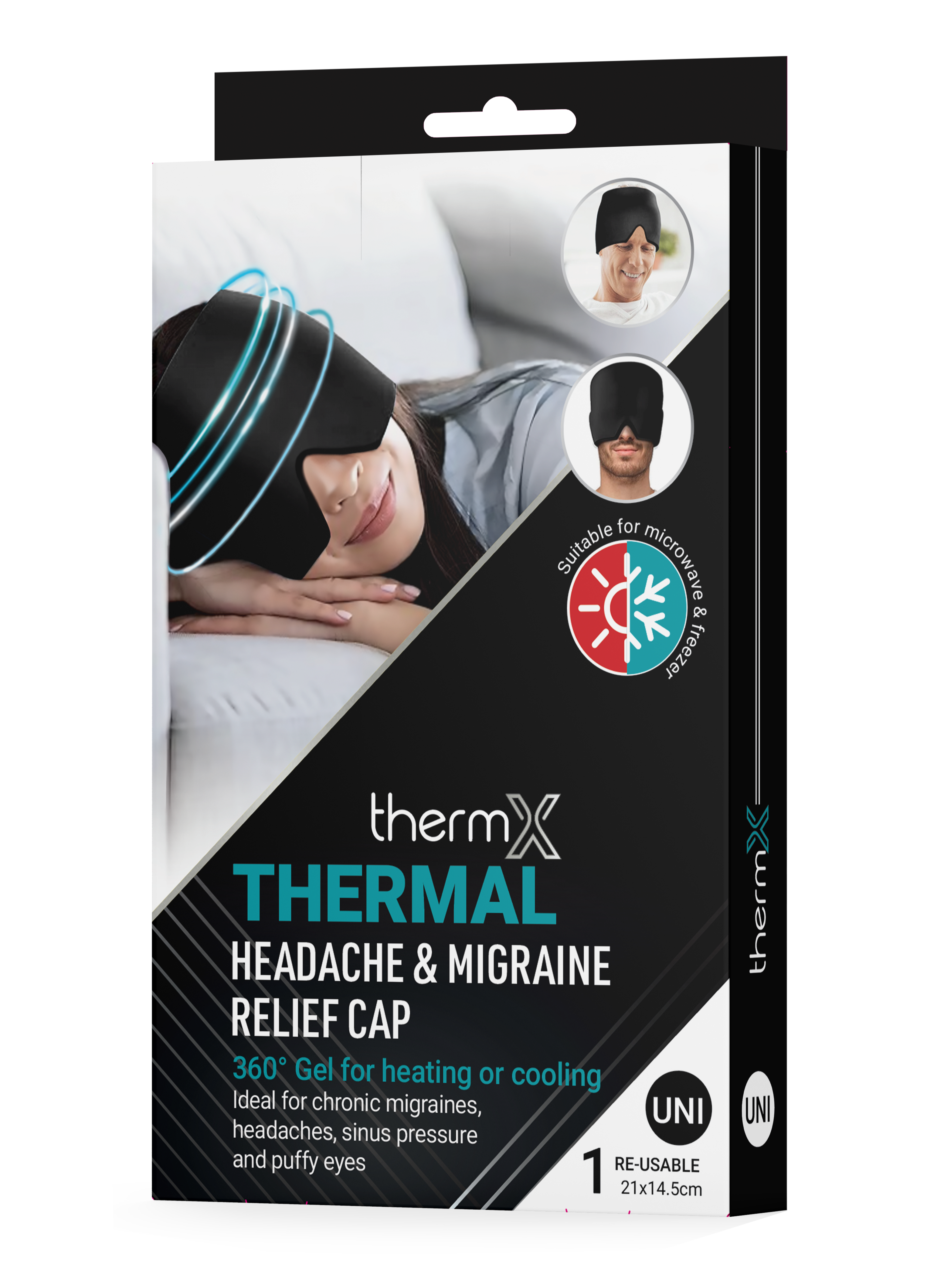 Buy ThermX Thermal Headache & Migraine Relief Cap - MyDeal Australia