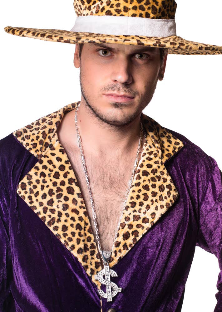 Buy Bling Deluxe Silver Dollar Sign Gangster Necklace - MyDeal Australia