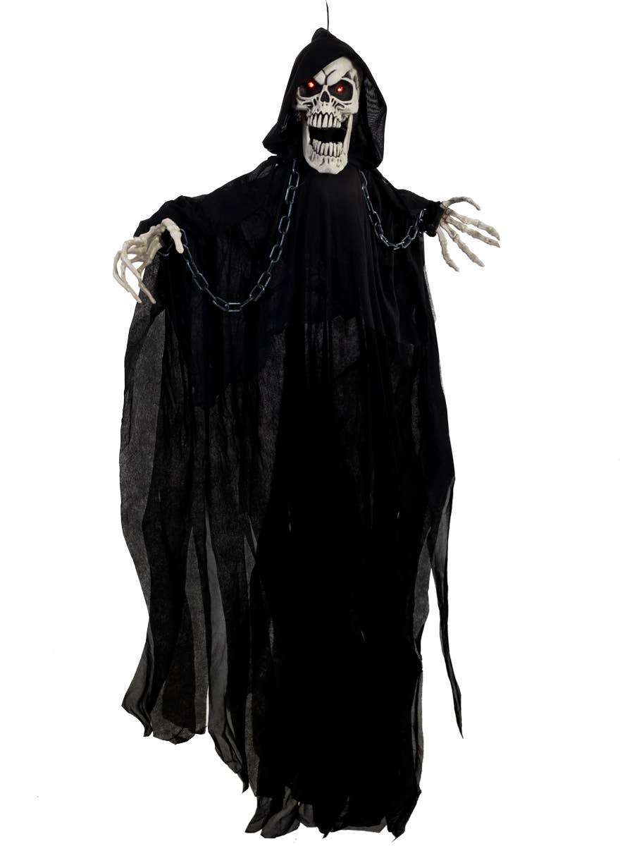 Buy Chained Grim Reaper Animated Hanging Halloween Decoration - MyDeal ...