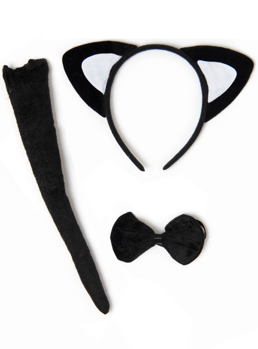 Buy Classic Black Cat Kids Costume Accessory Kit - MyDeal Australia