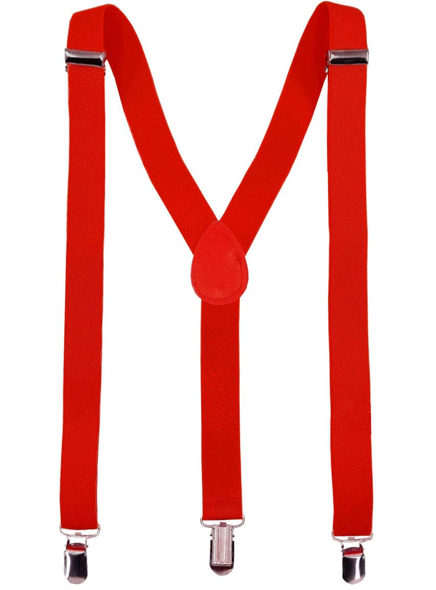 Buy Classic Red Adjustable Costume Braces - MyDeal Australia