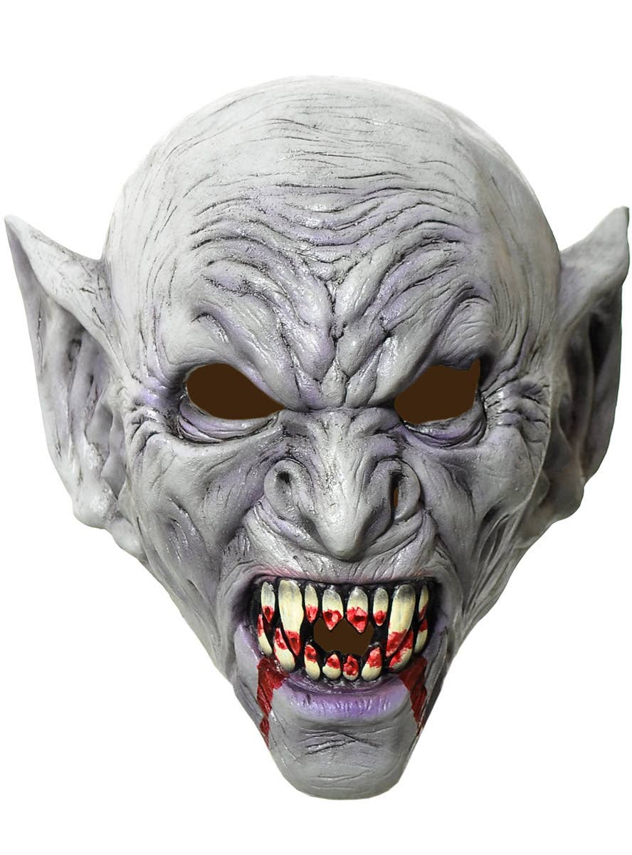Buy Full Head Grey Vampire Latex Halloween Mask - MyDeal Australia
