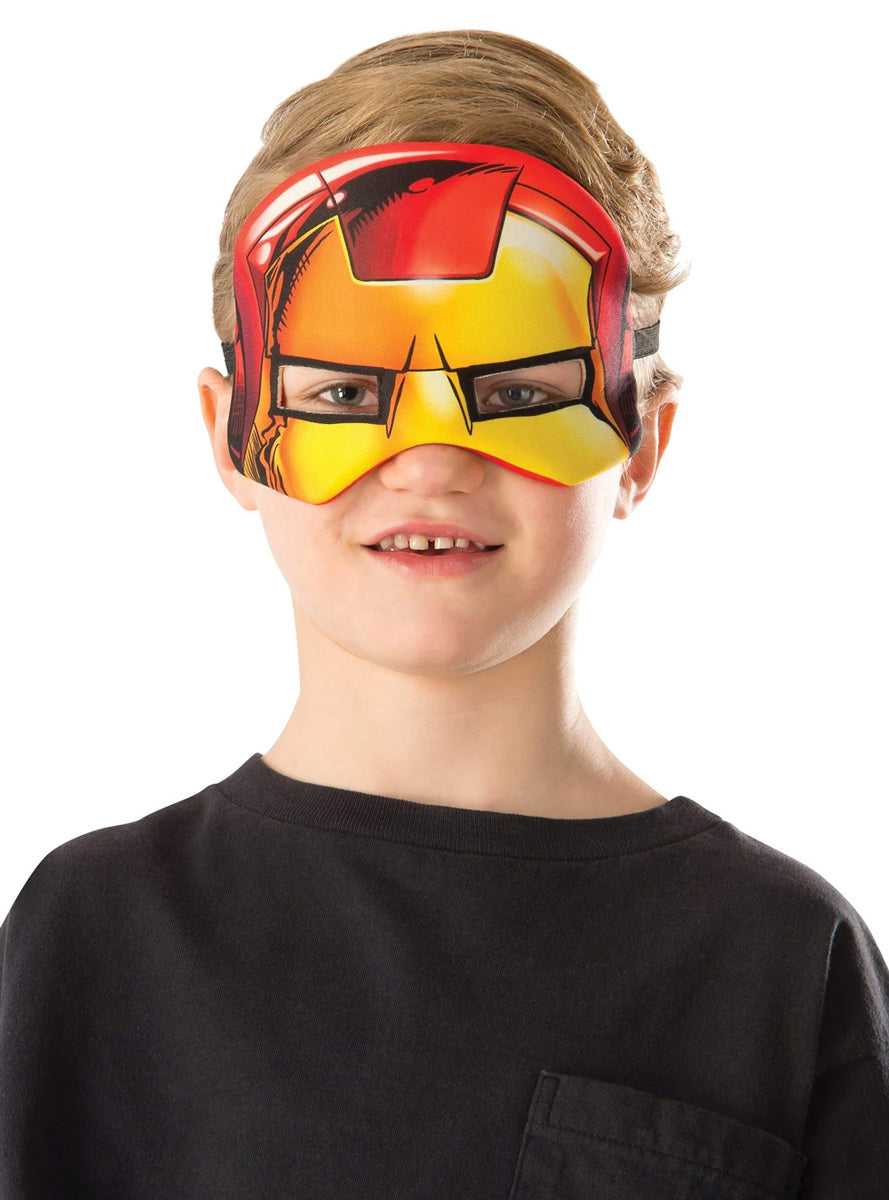 Buy Ironman Boys Plush Marvel Superhero Costume Eyemask - MyDeal Australia