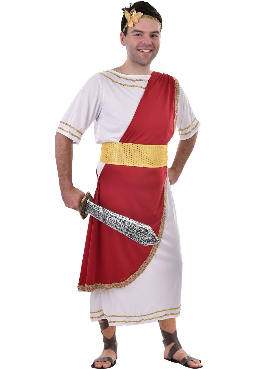 Buy Julius Caesar Mens Plus Size Toga Costume - MyDeal Australia