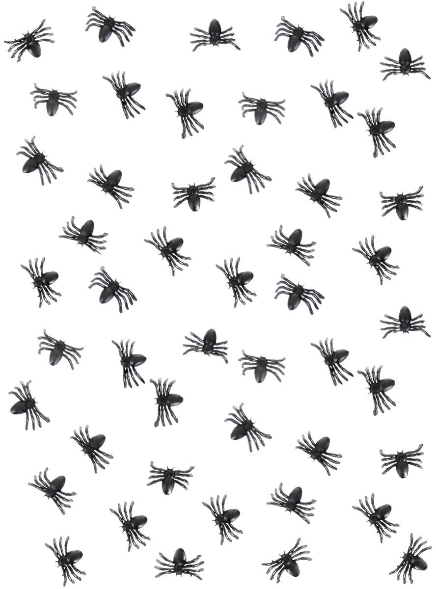 Buy Mini Black Spiders 50 Pack Halloween Decoration - MyDeal Australia