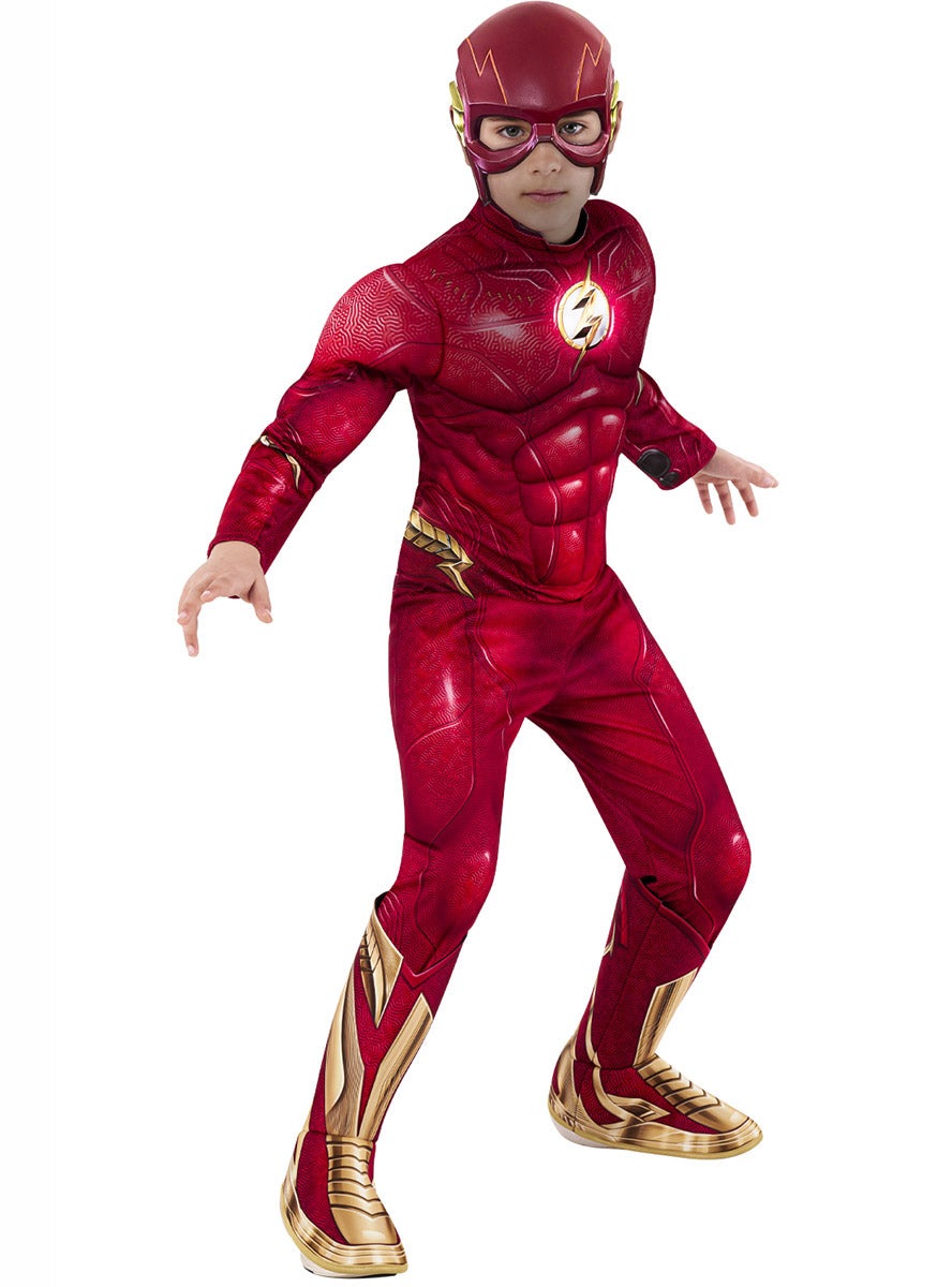 Buy The Flash Boys Deluxe Muscle Chest Superhero Costume - MyDeal Australia