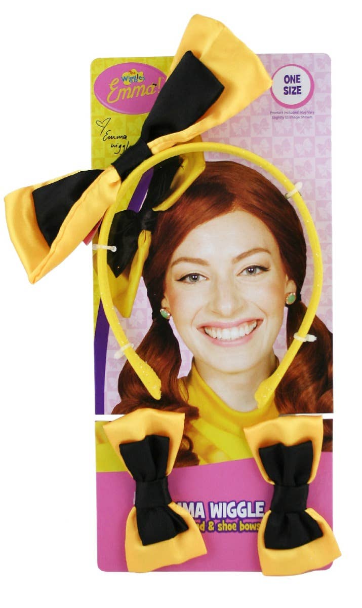 Buy The Wiggles Emma Wiggle Headband and Shoe Bows - MyDeal Australia