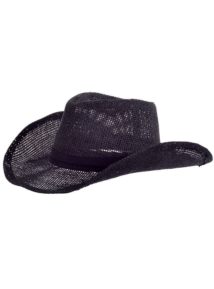 Buy Western Black Hessian Adults Cowboy Hat - MyDeal Australia