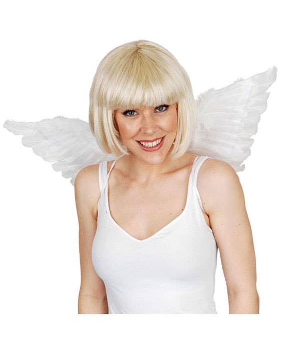Buy White Feather Mini Angel Costume Wings - MyDeal Australia