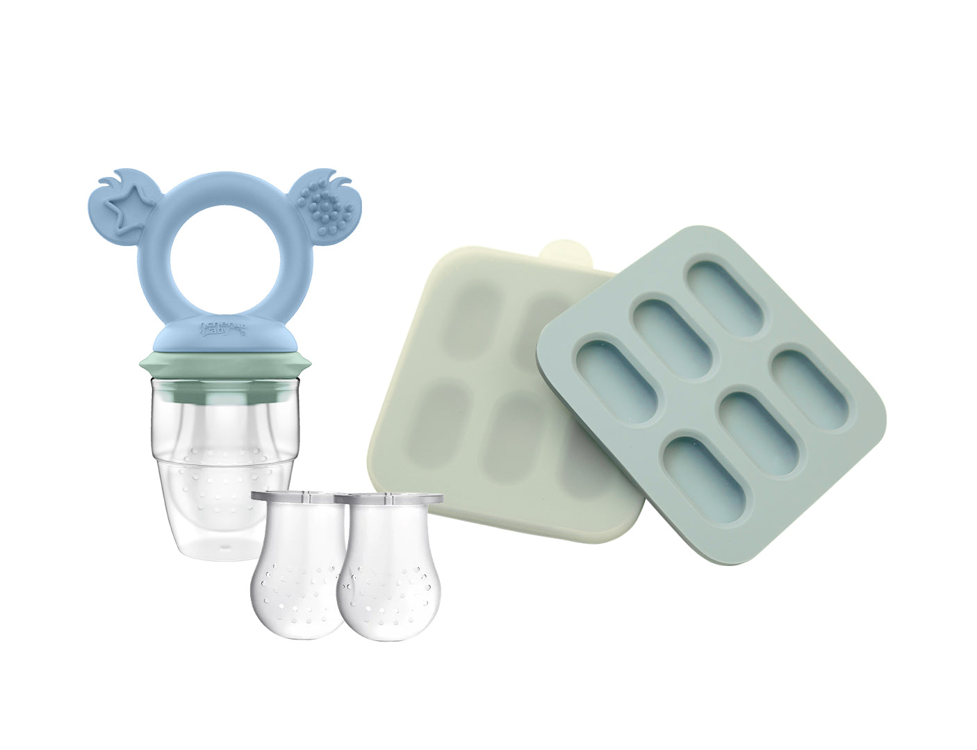 Buy BUNDLE SALE - Silicone Baby Fresh Food Feeder + Silicone Nibble ...