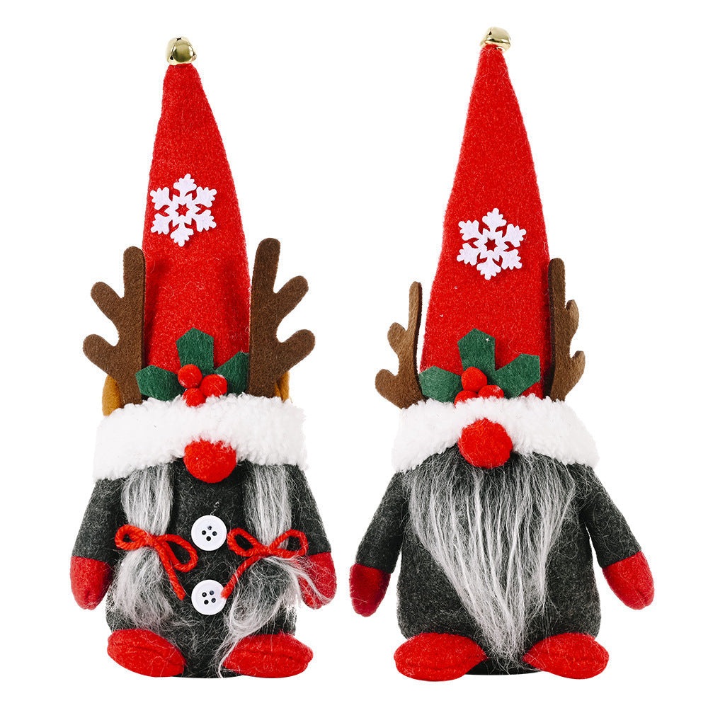 Buy 2x28cm Christmas Faceless Gnomes Plush Santa Toys Doll Gonk Dwarf ...