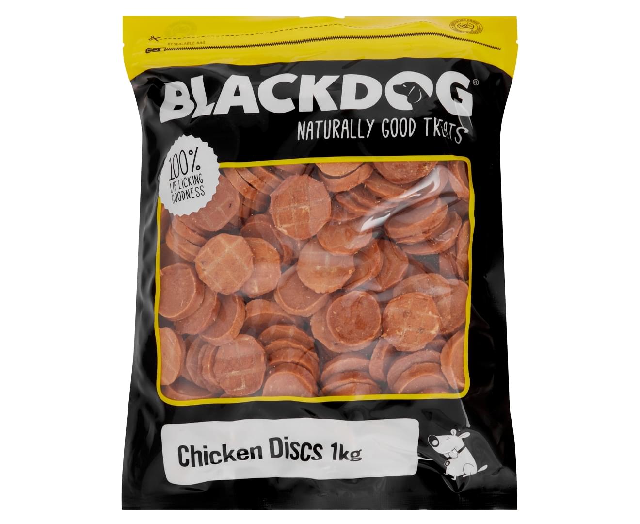 Buy Blackdog Chicken Disc Dog Treats 1kg - MyDeal Australia