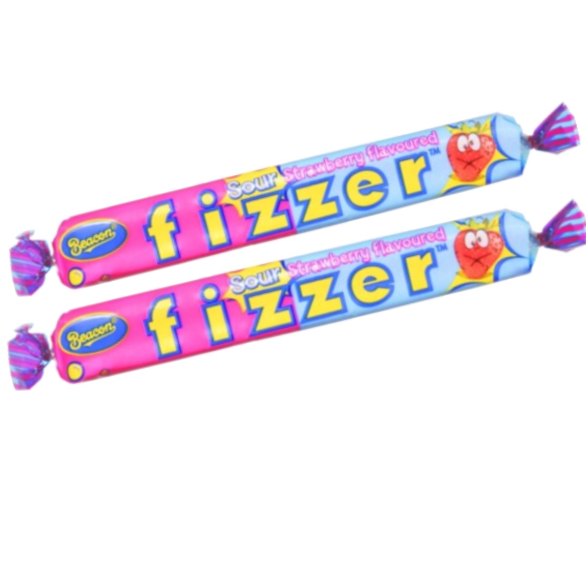 Buy Beacon Fizzers Sour Strawberry 11.6g - 24 Pack - MyDeal Australia