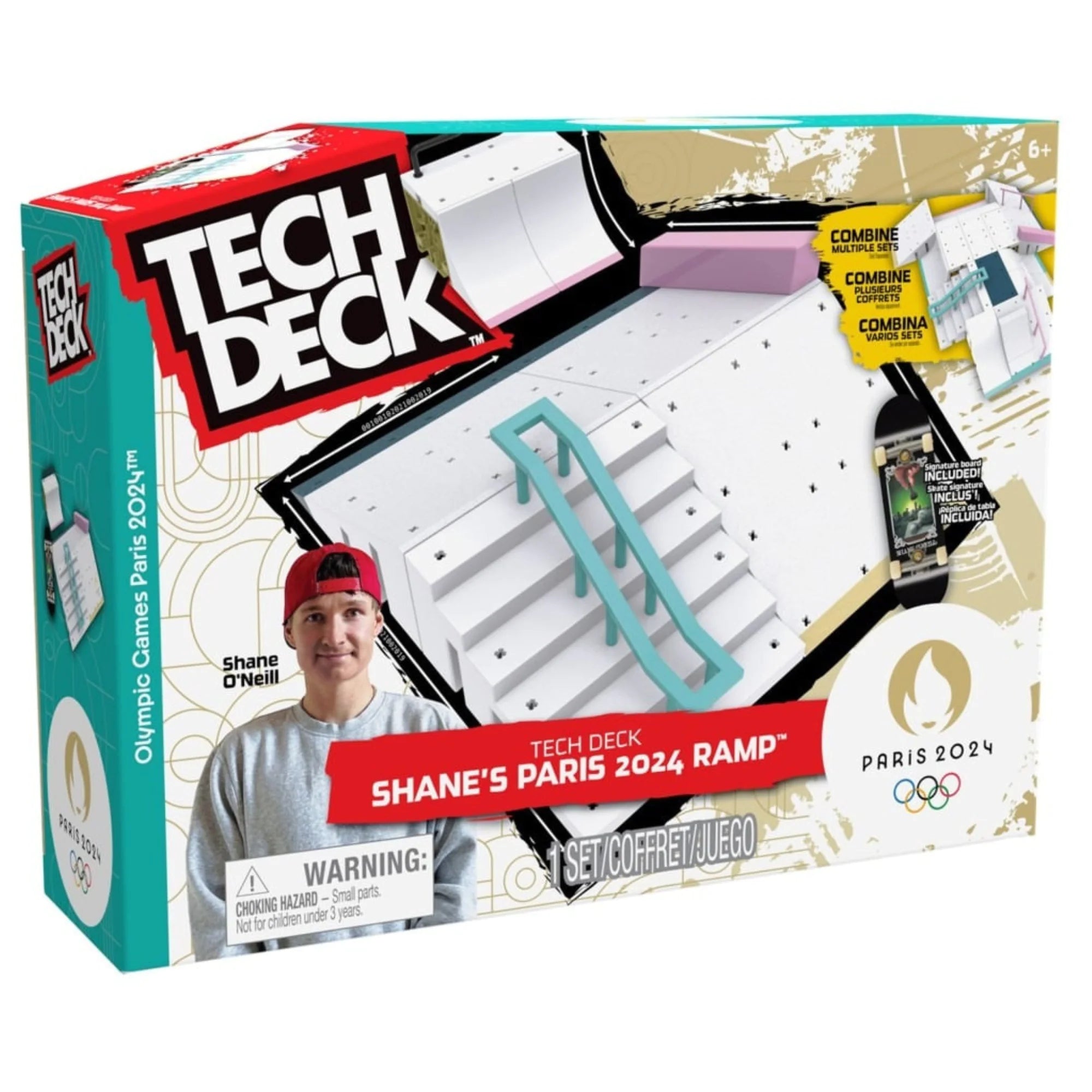 Buy Tech Deck Shane O’Neill Olympic Games Paris 2024 Ramp X-Connect Park Creator Playset with ...