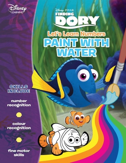 Buy Disney Learning: Finding Dory: Let's Learn Numbers Paint with Water ...