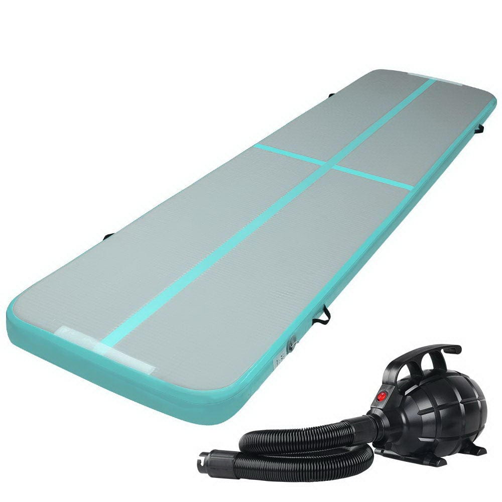 Buy GoFun 4X1M Inflatable Air Track Mat with Pump - Green [ONLINE ONLY ...