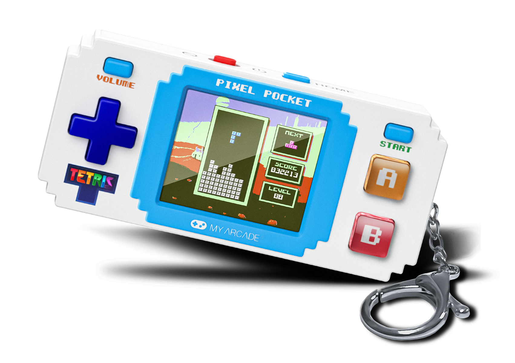 Buy My Arcade Pixel Pocket Tetris Mini Portable Gaming System - MyDeal ...