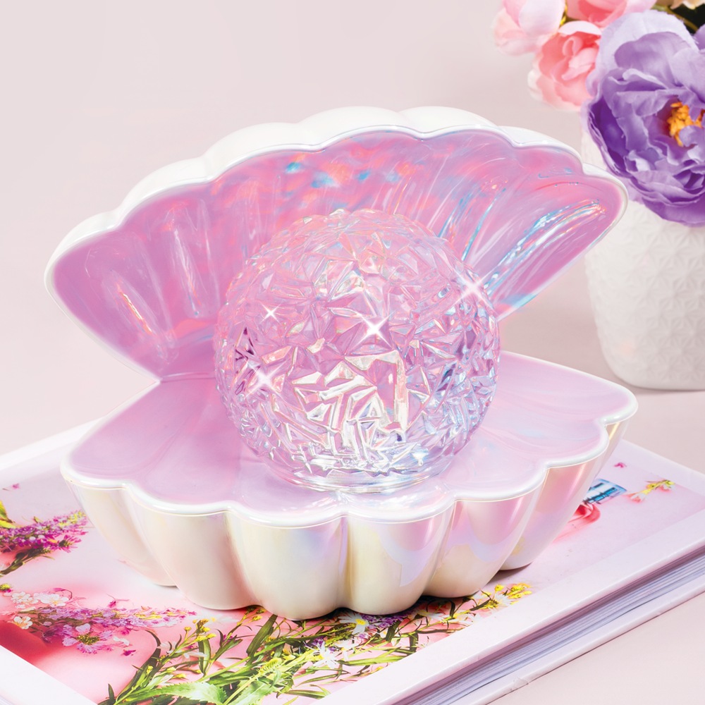 Buy White Crystal Ball Pearl Shell Lamp - MyDeal Australia
