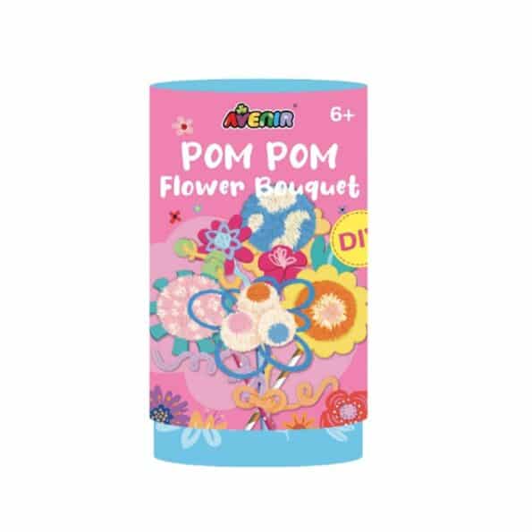 Pom Pom Kits For Kids Avenir Pom Pom Bouquet Flower Kit Art And Craft ...