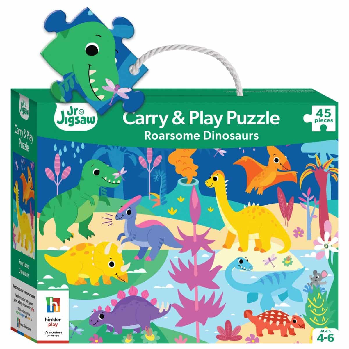 Buy Junior Jigsaw Carry & Play Roarsome Dinosaurs - MyDeal Australia