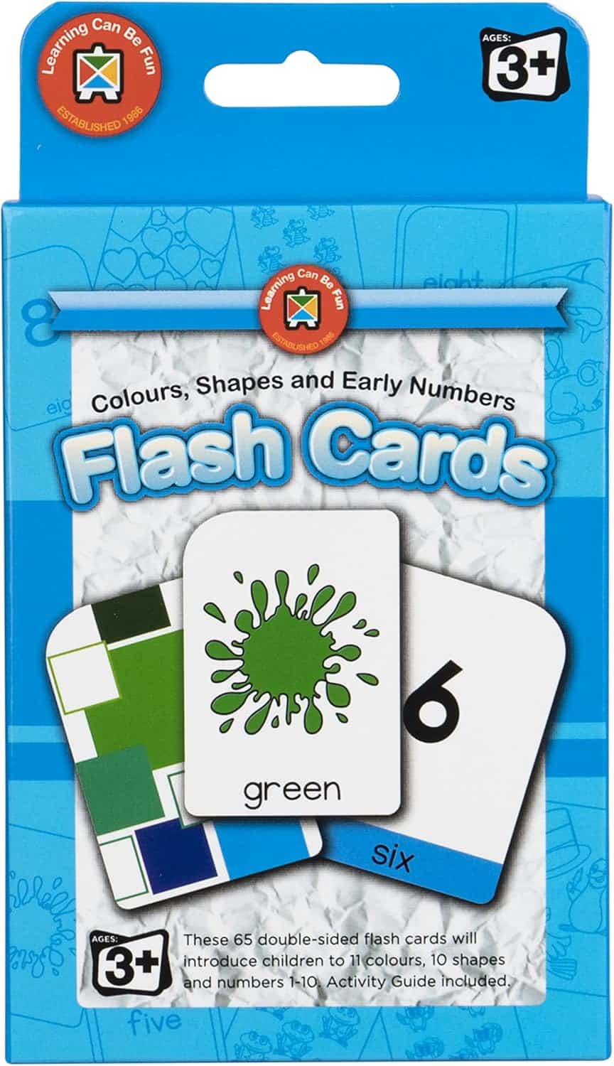 Buy Learning Can Be Fun - Flash Cards - Colours Shapes & Early Numbers ...