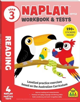 Buy Year 3 NAPLAN*-style Reading Workbook and Tests - MyDeal Australia