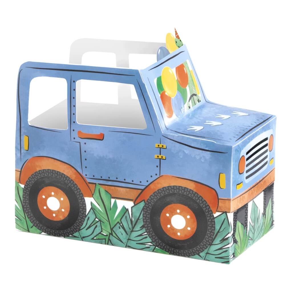 Buy Partying Dino 3D Pop Up Jeep Snack Trays 4pk - MyDeal Australia