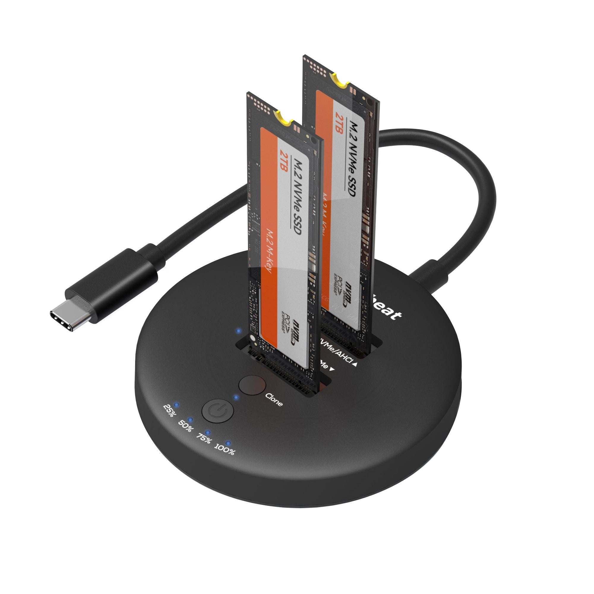 Buy mbeat H3 USB 3.2 Gen2x2 20Gbps Dual M.2 NVMe SSD Dock with Clone ...