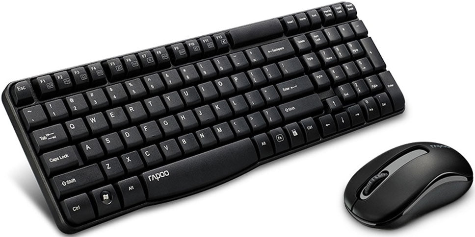 Buy RAPOO X1800S 2.4GHz Wireless Optical Keyboard Mouse Combo Black ...