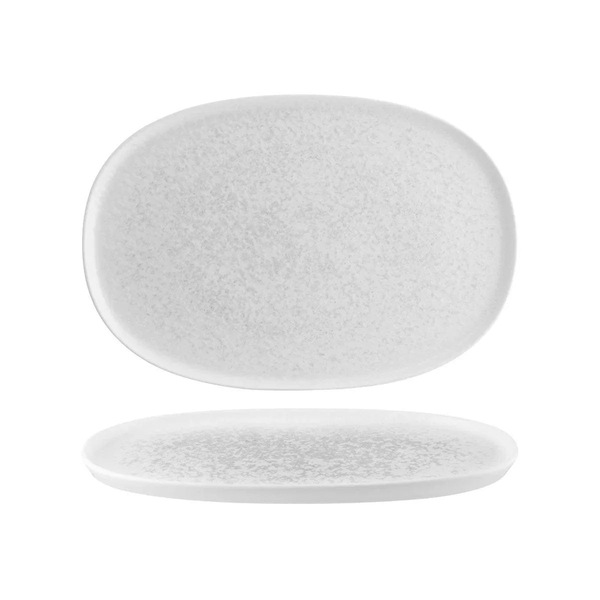 Buy Bonna Lunar White Oval Platter 340x230x20mm (Box of 6) - MyDeal ...