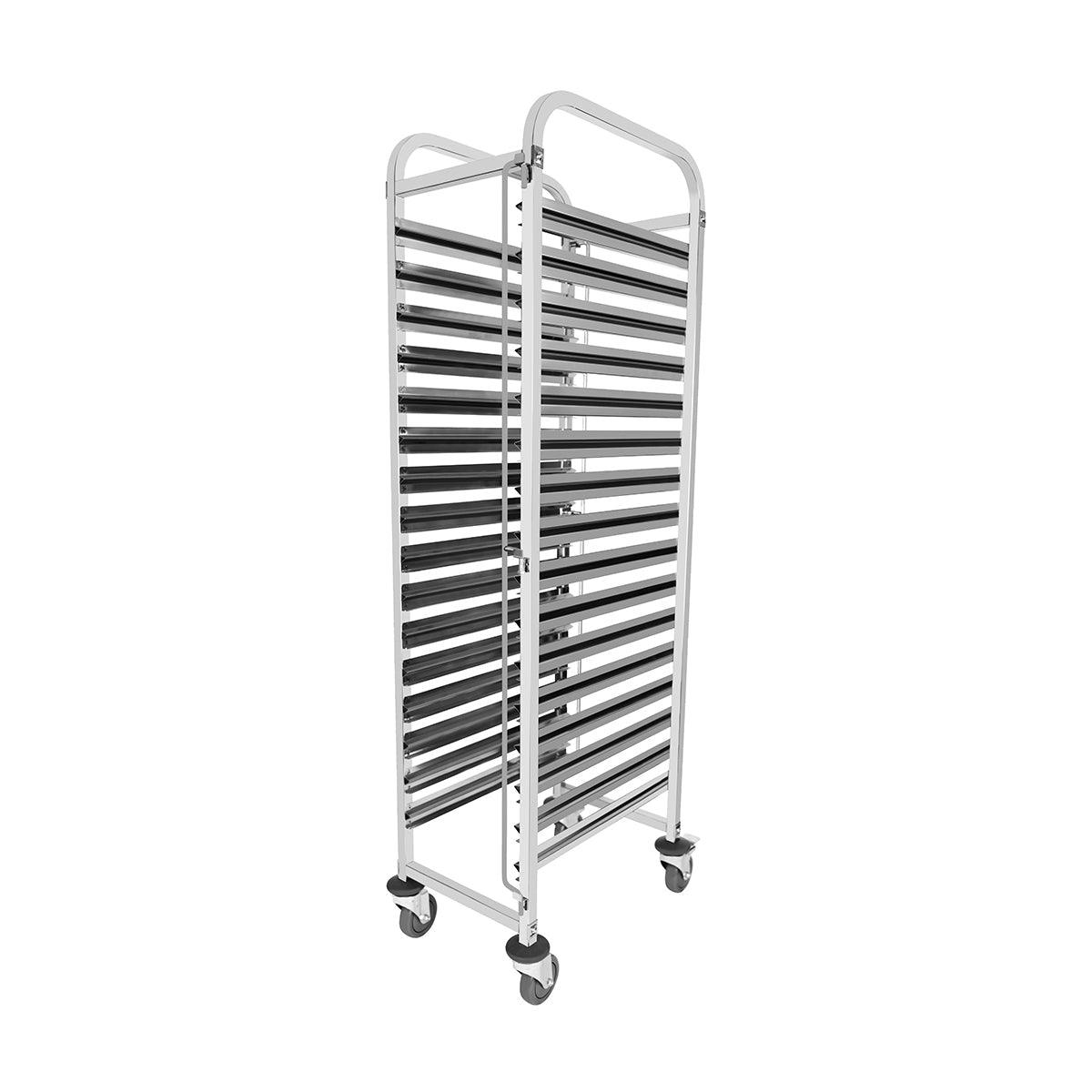 Buy Chef Inox Gastronorm Trolley Stainless Steel Fits 16 x 1/1 Size ...