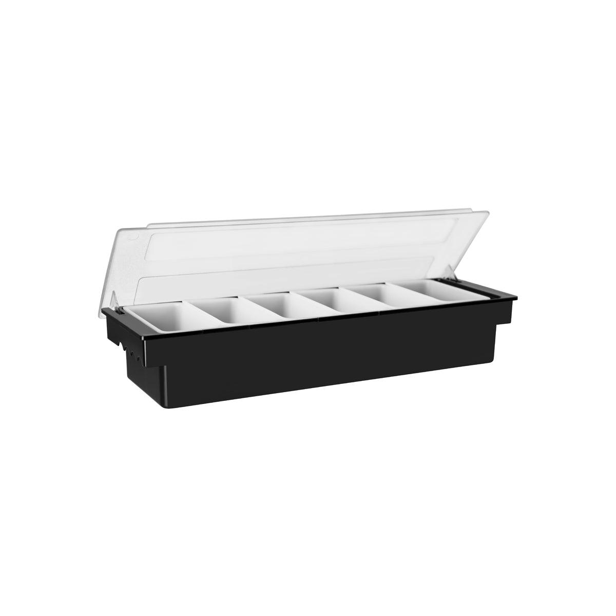 Buy Jiwins Condiment Holder 6-Compartment Black 500x160x90mm - MyDeal ...