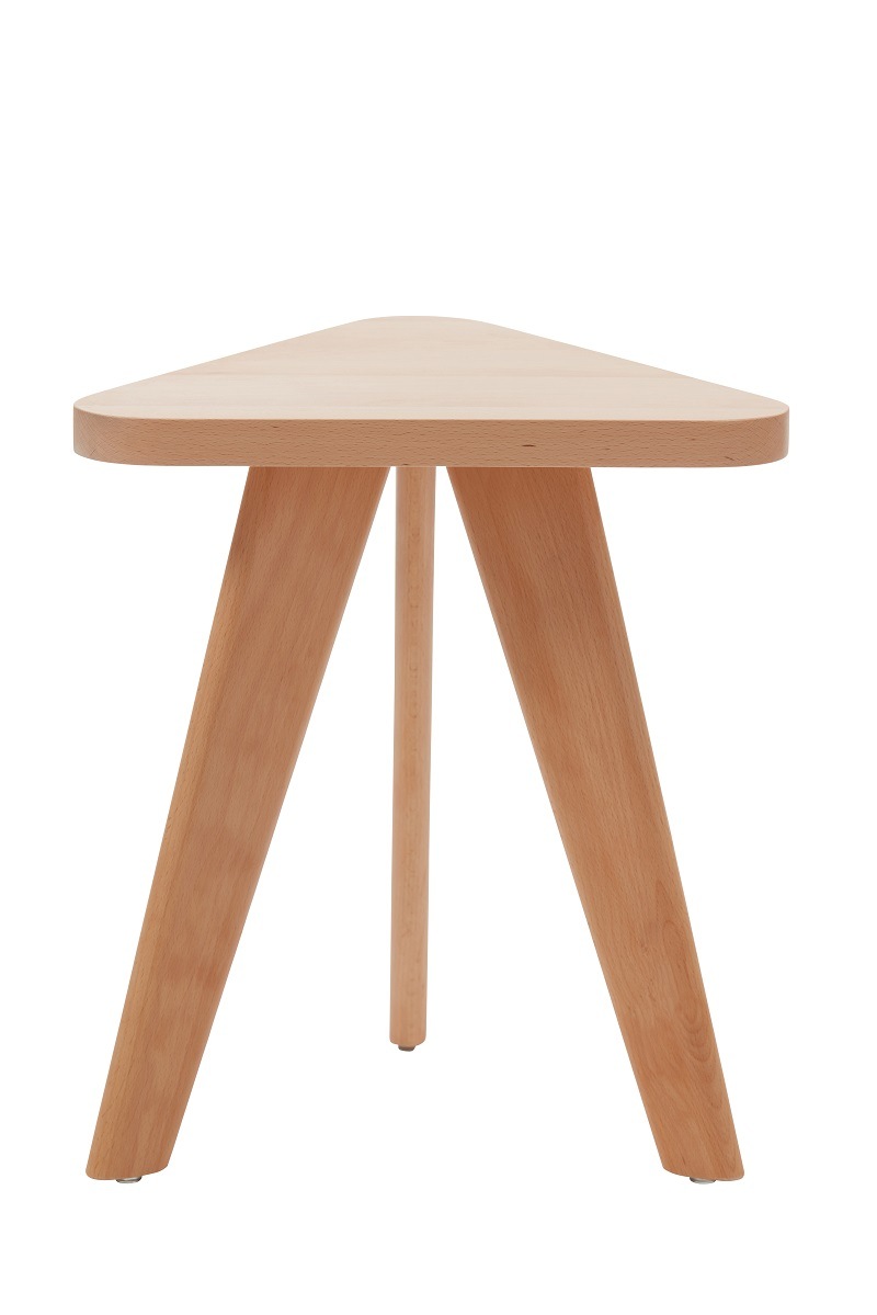 Buy Julie Timber Side Table - Triangular Shaped - Natural Beech ...