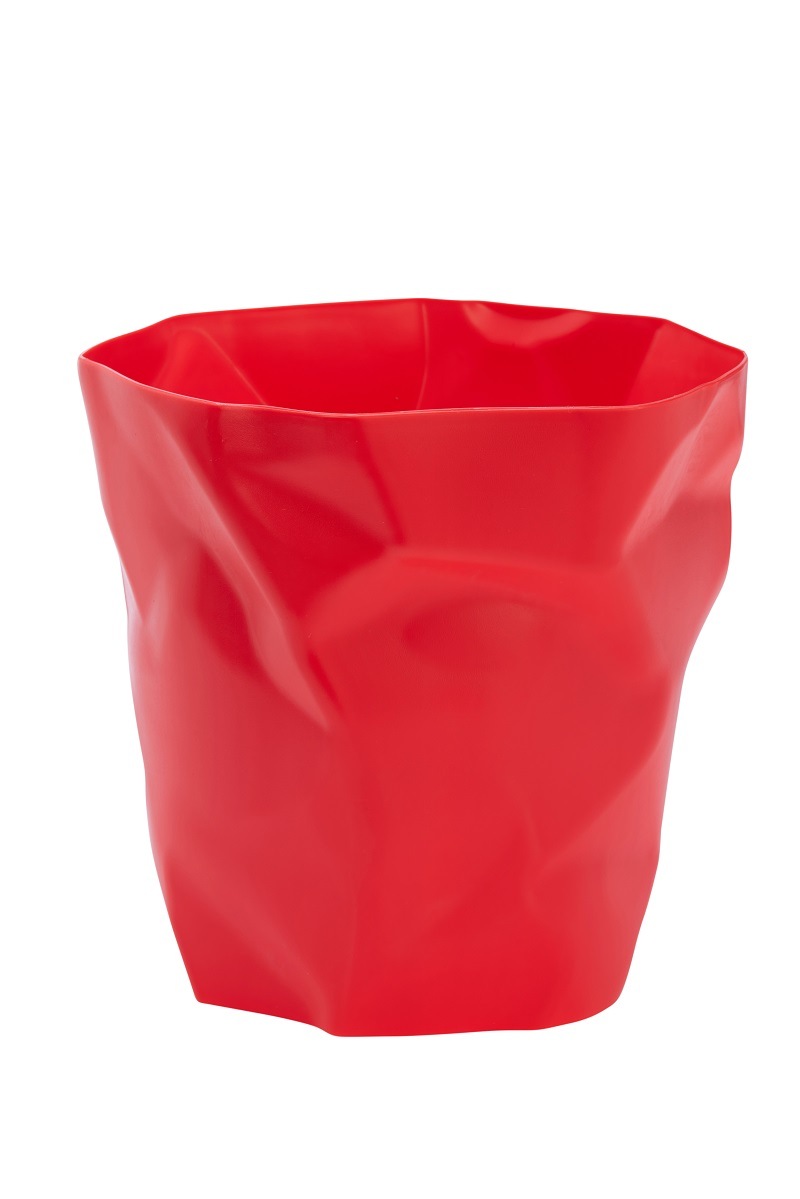 Buy Red Bin Bin - Replica John Brauer and Hans - Plastic Waste Basket ...
