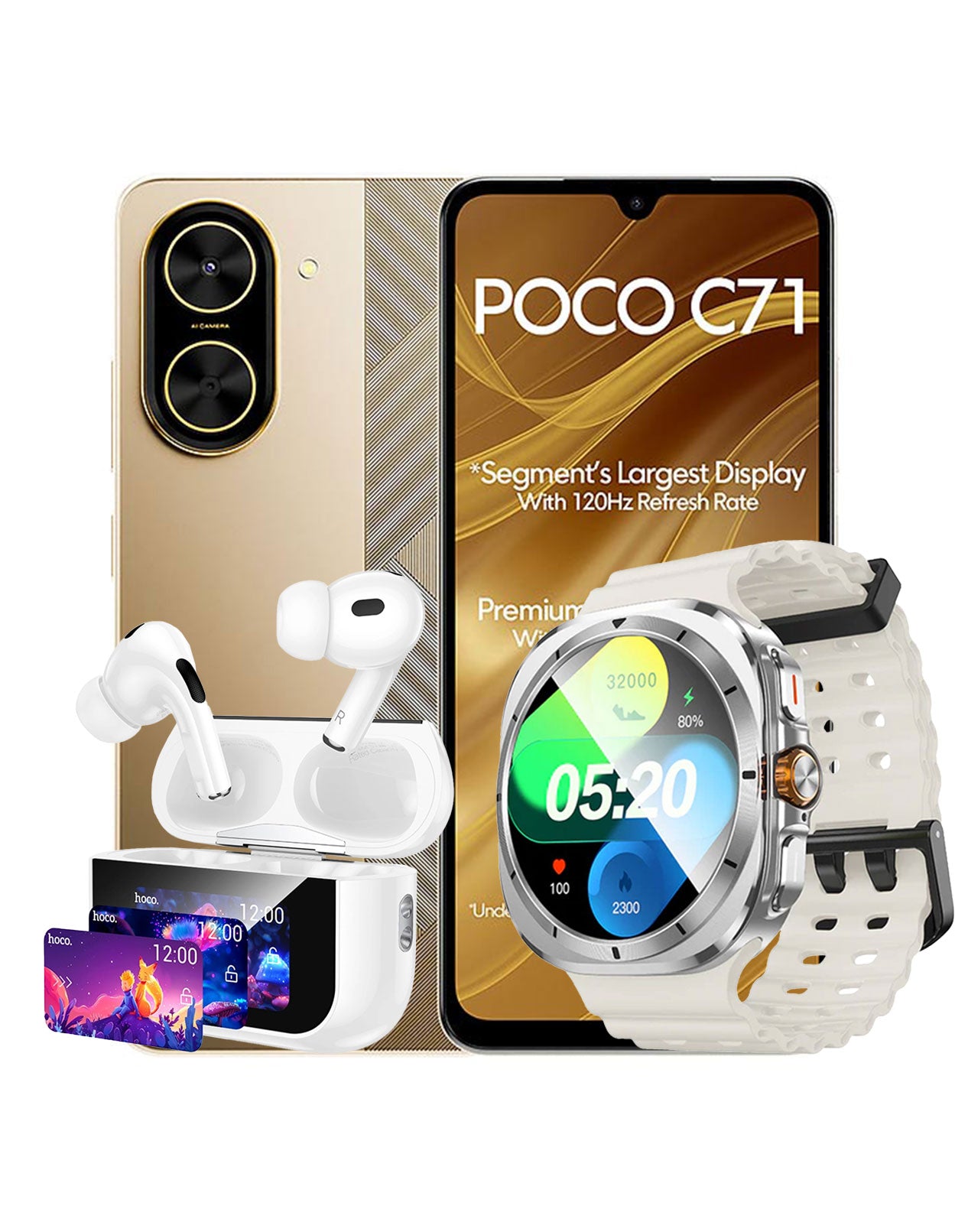Buy Xiaomi Poco C71 3GB 64GB 4G Dual Sim Smartphone (Brand New) + Free ...