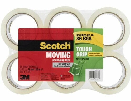 Buy Scotch Packaging Tape 3500-6-AU Pack 6 - MyDeal Australia