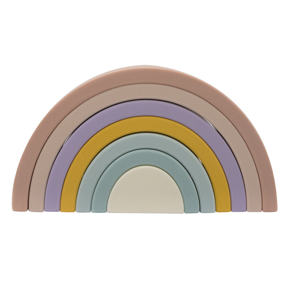 Buy Silicone Rainbow Stacker - Rose - MyDeal Australia