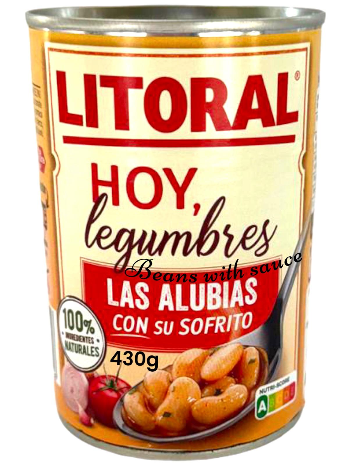 Buy Litoral Legumbres Alubias con Su Sofrito Beans 430g - MyDeal Australia