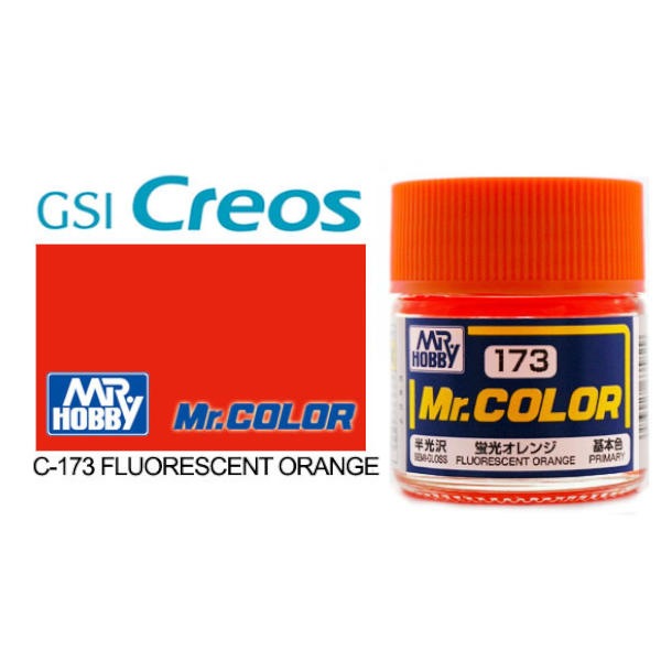 Buy GSI Creos Mr Color Fluorescent Orange (10ml) - MyDeal Australia